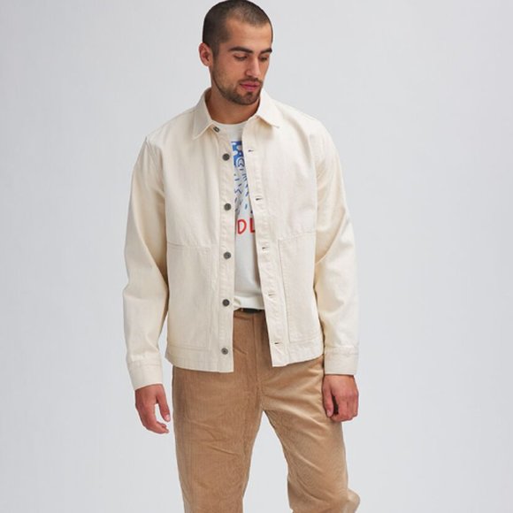 stoic | Jackets & Coats | Mens Chore Coat In White Nwt | Poshmark